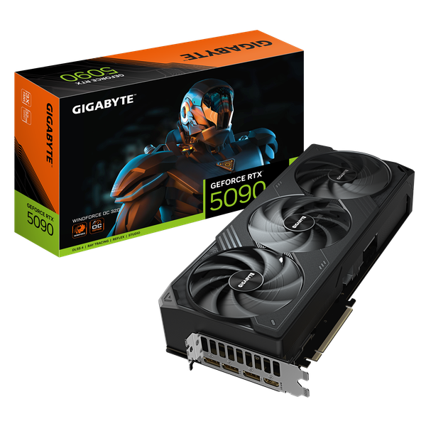 Card màn hình VGA Gigabyte GeForce RTX 5090 WINDFORCE OC 32G ...
