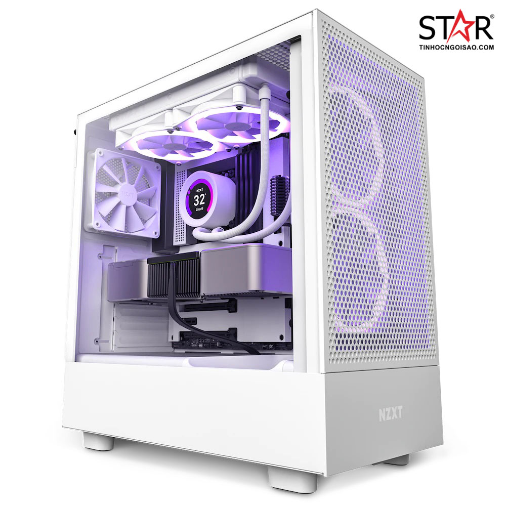 Case H5 Flow White NZXT (CC-H51FW-01) – TINHOCNGOISAO.COM