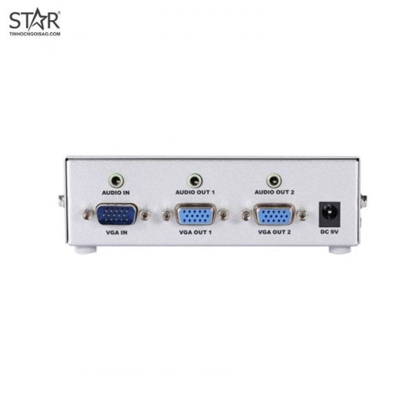 HUB VGA 2 Port 200mhz VGA Splitter (mã VGA-2002) – TINHOCNGOISAO.COM