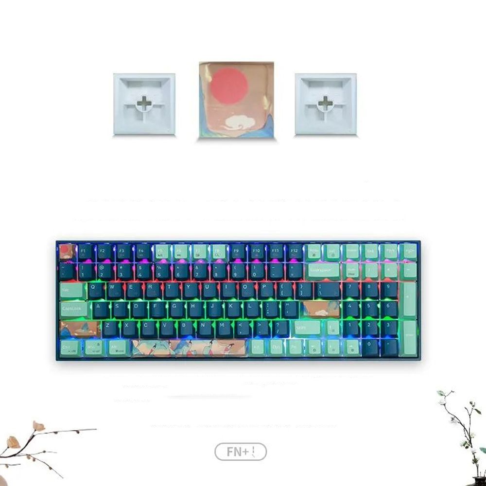 Bàn Phím Cơ Không Dây Dual Mode Newmen GM1000 Spring, KailhBox Red Swi ...