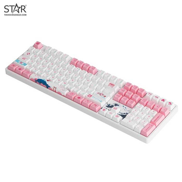 Bàn Phím Cơ AKKO 5108 World Tour Tokyo R2 SP - Akko CS Vintage White ...