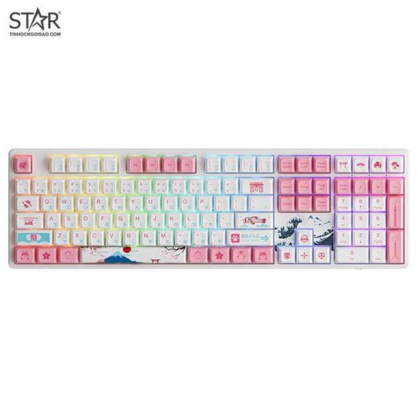 Bàn Phím Cơ AKKO 5108 World Tour Tokyo R2 SP - Akko CS Vintage White ...