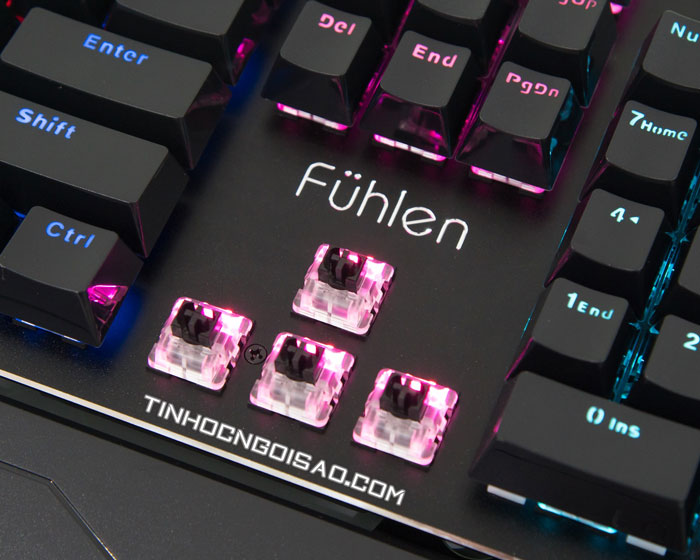Bàn Phím Cơ Fuhlen Eraser LED Switch Quang Học (Đen) – TINHOCNGOISAO.COM
