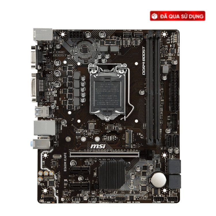 Mainboard MSI B360M ICAFE. BH 3T Star – TINHOCNGOISAO.COM