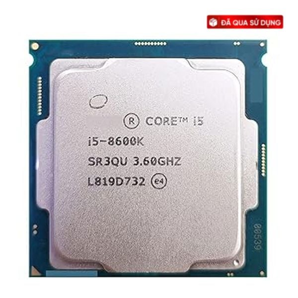 CPU Intel Core i5 8600K QSD | 3.6 GHz,6 Cores 6 Threads – TINHOCNGOISAO.COM