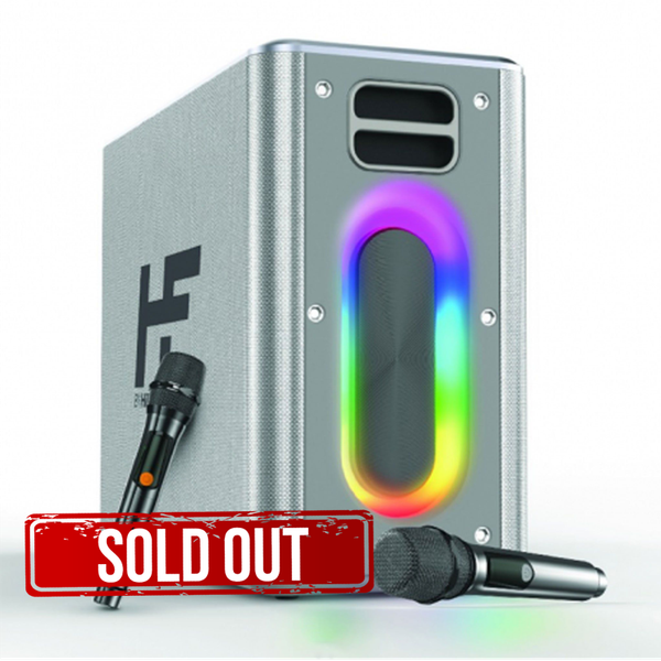Loa Bluetooth HiFuture MusicBox - Silver | Output 100w, RGB, Kèm 2 mic ...