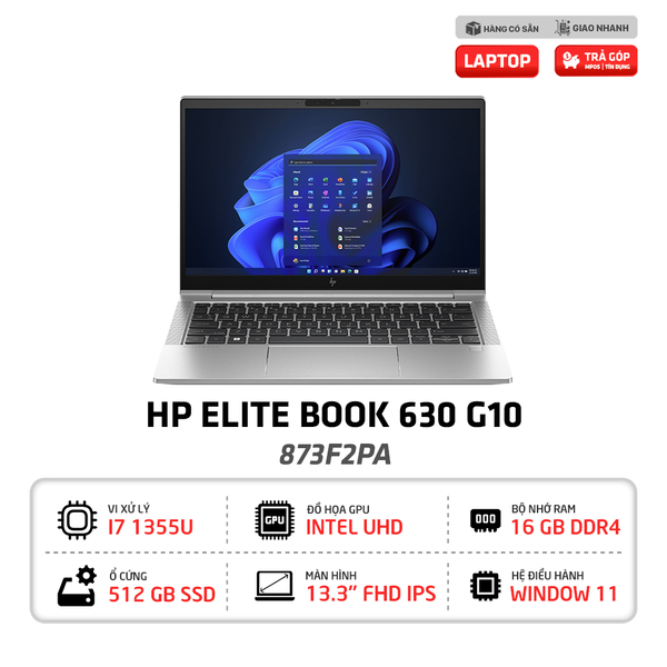 Laptop HP Elite Book 630 G10 | i7-1355U | Ram 16G DDR4 | 512GB SSD | 1 ...
