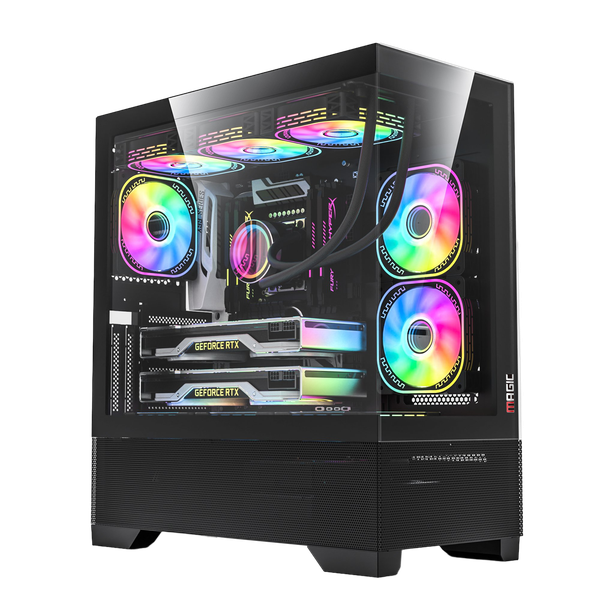 Thùng máy Case MAGIC Mix Full Tower - Đen | E-ATX, không fan ...