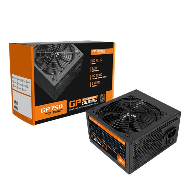 Nguồn AIGO GP750 | 750W, 80 Plus Bronze, APFC, DC TO DC – TINHOCNGOISAO.COM