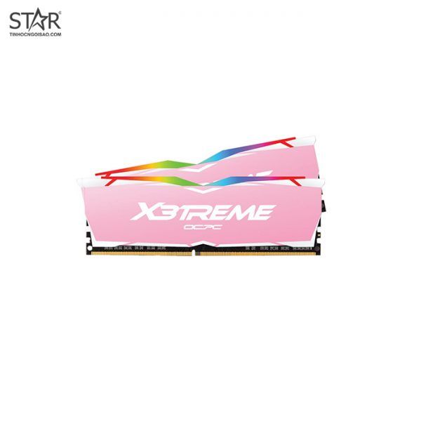 Ram DDR4 OCPC X3treme Aura RGB 16G/3200 (2X 8GB) Pink (MMX3A2K16GD432C ...