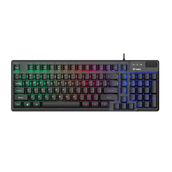 Bàn phím giả cơ Gaming Rapoo V50S 98 Key Black | Led Rainbow ...
