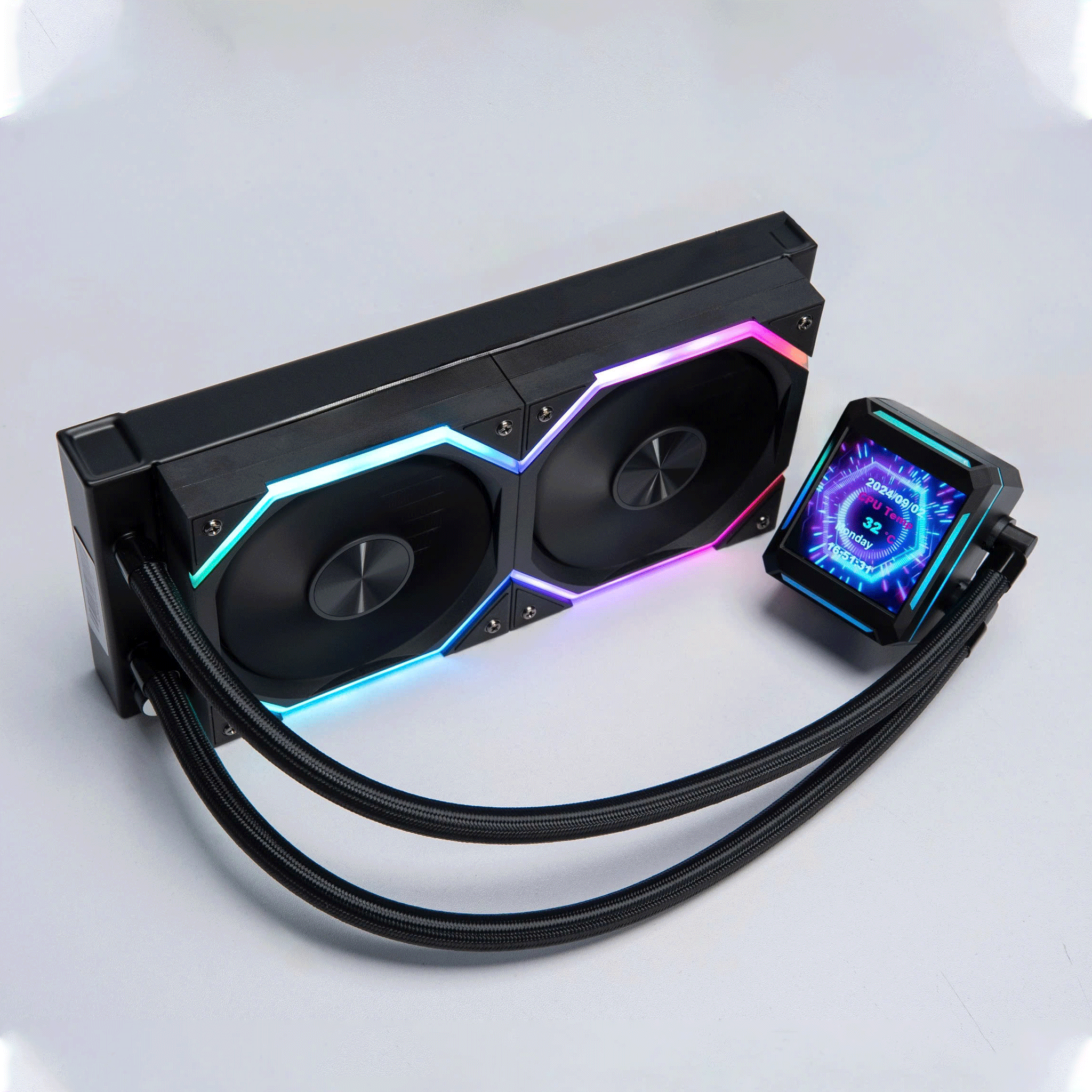 Tản nhiệt nước Leopard Astro Shell 240 ARGB Digital LCD - Black ...