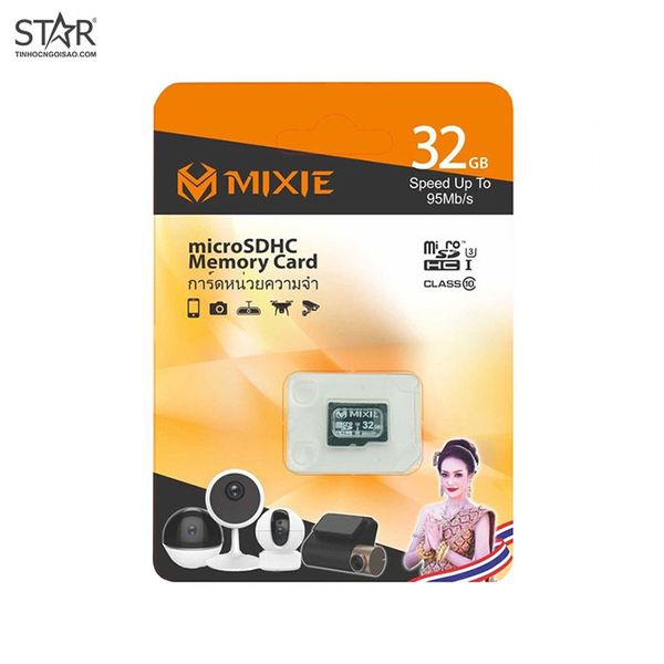 Thẻ nhớ Micro SD MIXIE U3 32GB – TINHOCNGOISAO.COM
