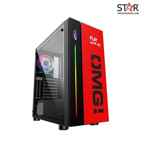 Thùng máy Case VSP OMG E-ATX Đỏ Đen – TINHOCNGOISAO.COM