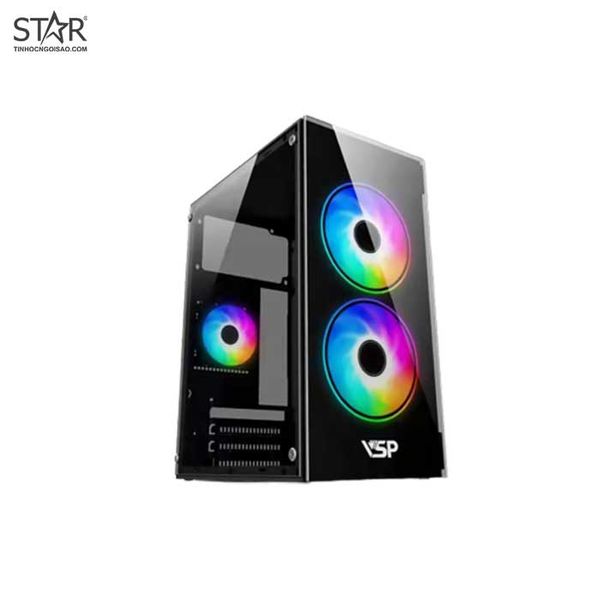 Thùng máy Case VSP V212 (Đen) – TINHOCNGOISAO.COM