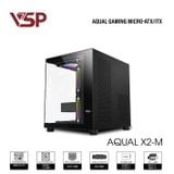 Thùng máy Case Aqual X2-M | Micro-ATX, Đen chính hãng giá tốt – TINHOCNGOISAO.COM