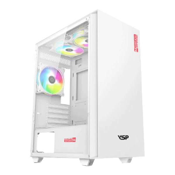 Thùng máy Case VSP V4 - Trắng | Không kèm fan – TINHOCNGOISAO.COM