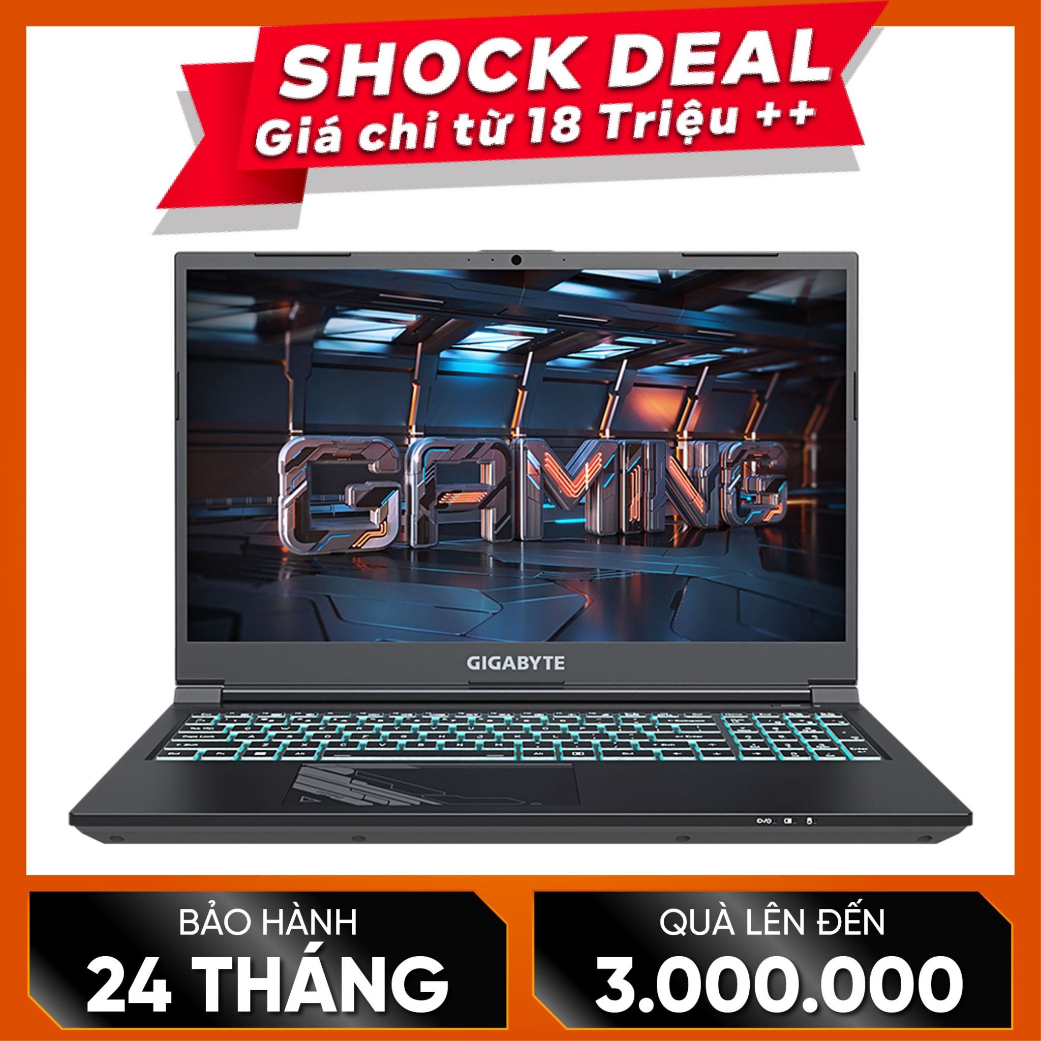 Laptop Gaming Gigabyte G5 KF E3VN333SH Core i5-12500H | Ram 8GB | 512G – TINHOCNGOISAO.COM
