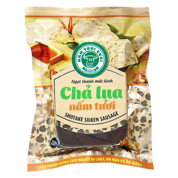 Chả Lụa Nấm Chay 250G – Cửa hàng thực phẩm hữu cơ Organicfood.vn
