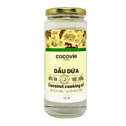 Dầu Dừa Nấu Ăn Thực Dưỡng Hữu Cơ Cocovie 450ml – Cửa hàng thực phẩm hữu ...