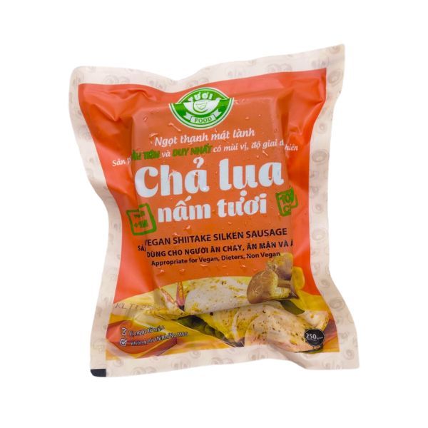 Chả Lụa Nấm Chay 250G – Cửa hàng thực phẩm hữu cơ Organicfood.vn