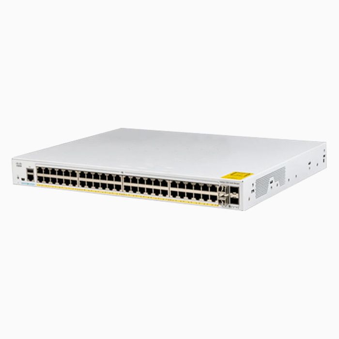 Switch C1000-48P-4G-L Cisco Catalyst 1000 with 48 Ports PoE+ 370W, 4 S ...