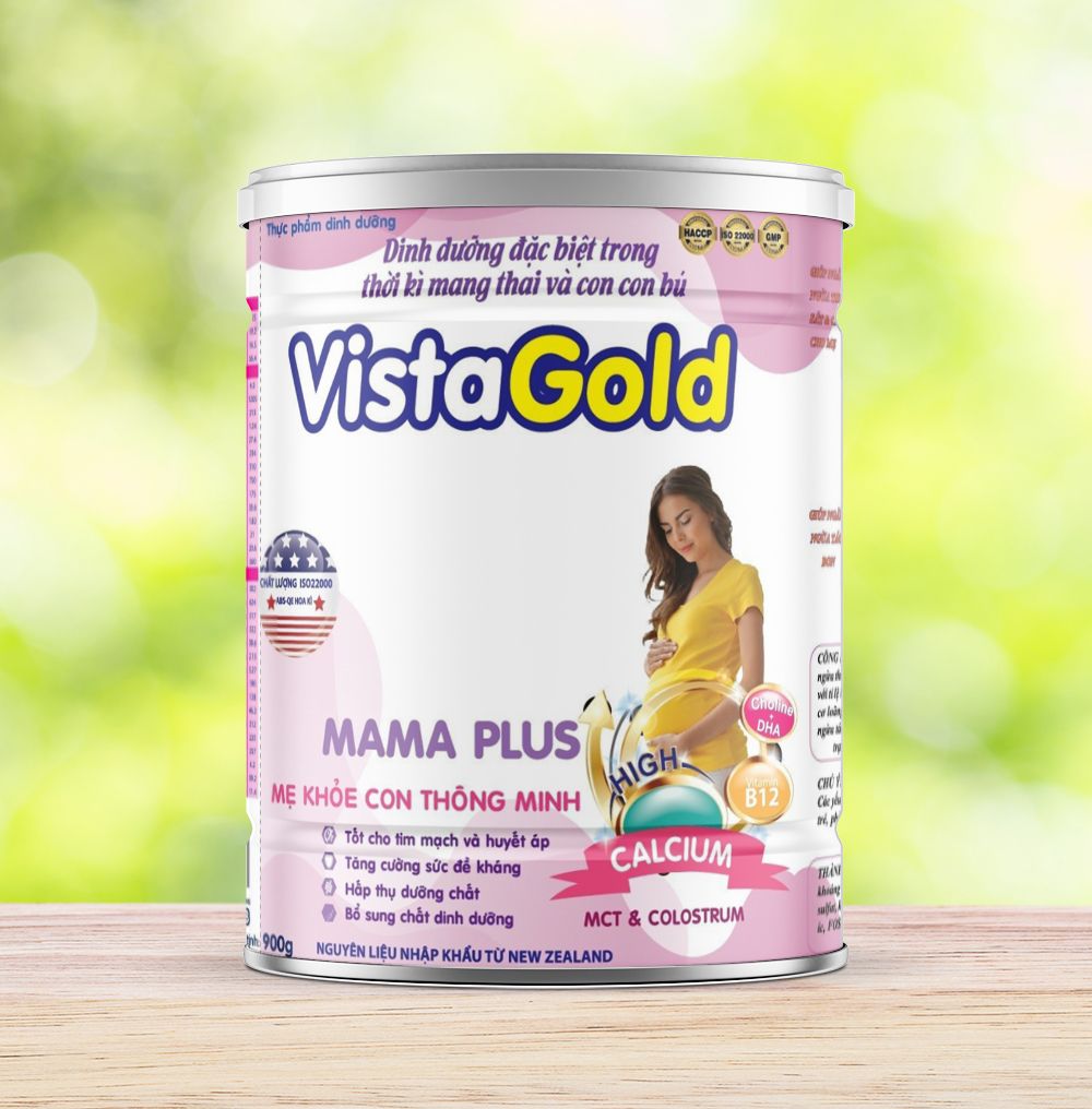 VISTAGOLD MAMA PLUS Mẹ Khỏe Bé Thông Minh (900g) – Sunbaby.shop