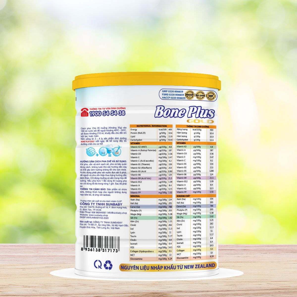 Sữa bột dinh dưỡng BONE PLUS giúp xương chắc khỏe, bổ sung dưỡng chất ...