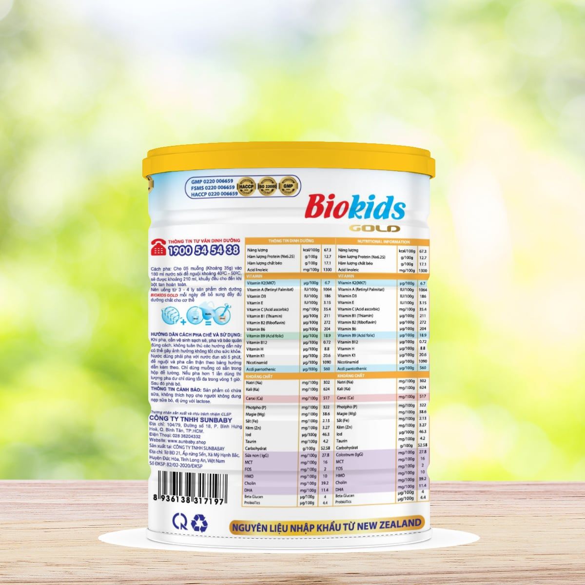 Sữa bột công thức dinh dưỡng BIOKIDS cho trẻ từ 6-36 tháng Nutri Plus ...