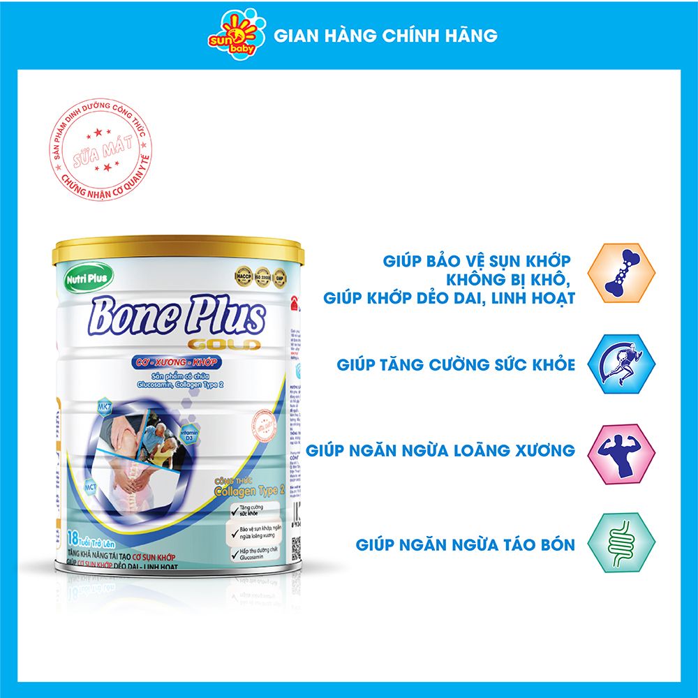 Sữa bột dinh dưỡng BONE PLUS giúp xương chắc khỏe, bổ sung dưỡng chất ...
