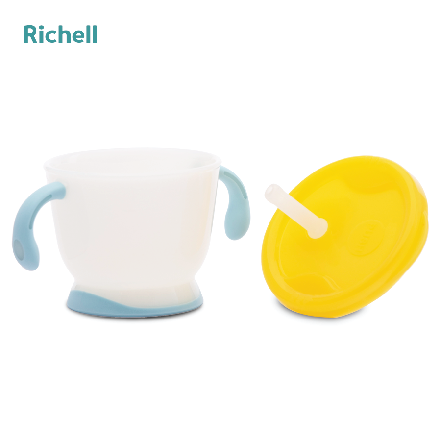 Cốc tập uống 3 giai đoạn Richell 150 ml ( Vàng)