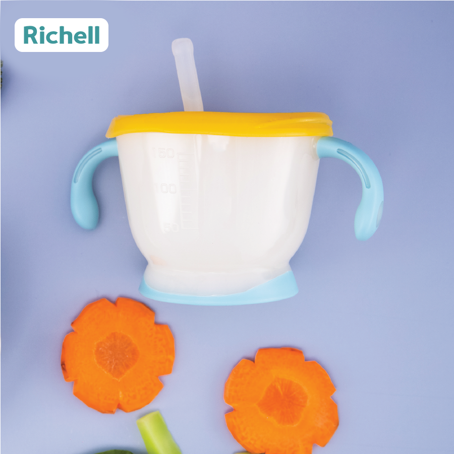 Cốc tập uống 3 giai đoạn Richell 150 ml ( Vàng)