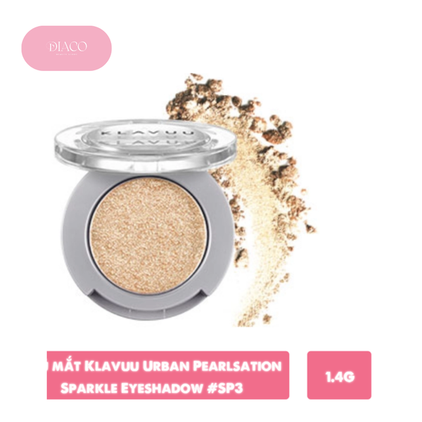 KLAVUU URBAN PEARLSATION SPARKLE EYESHADOW 03 CRYSTAL GOLD – Diaco ...
