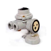 792882 - RECEPTACLE, WITH SWITCH WATERTIGHT 3 PIN HNA SYNTHETIC RESIN ...