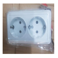 792923 - NON-WATERTIGHT 2-ROUND DOUBLE RECEPTACLE, PHENOL RESIN, SIEME ...