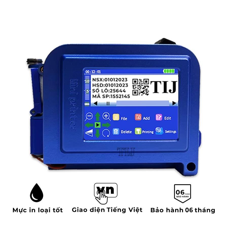 Máy In Date Cầm Tay TIJ Mini 150V | Nhỏ gọn - Mực in bám tốt– TIJ Store