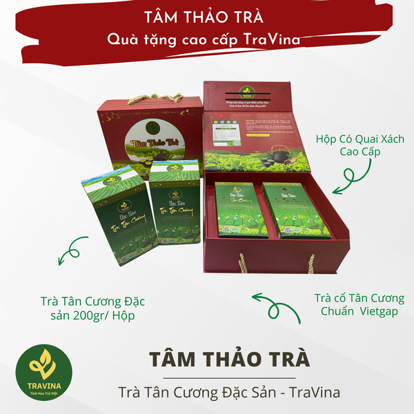 Hộp Quà Trà Tâm Thảo - Trà Thái Nguyên Cao Cấp Đạt VietGap, ISO ...