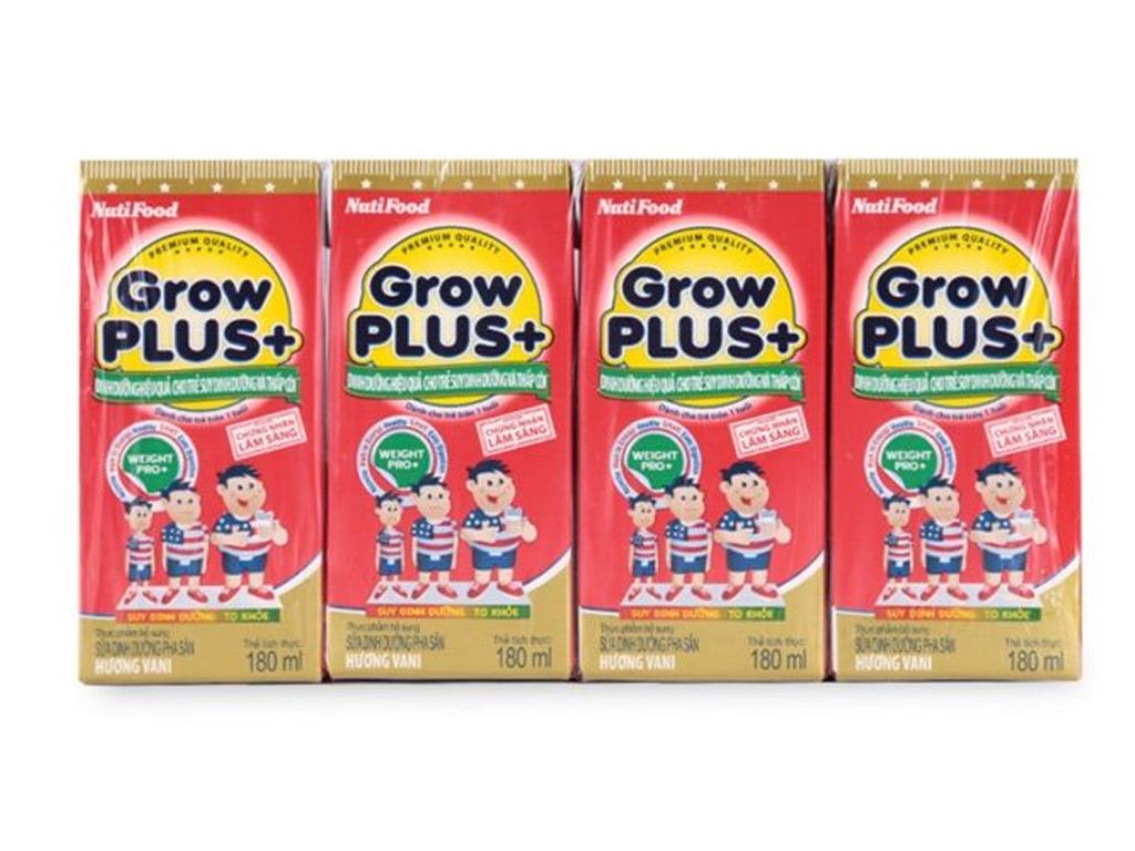 Sữa Grow plus đỏ 180ml – HIBI MART