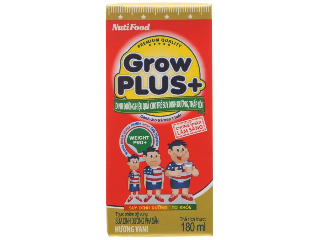 Sữa Grow plus đỏ 180ml – HIBI MART