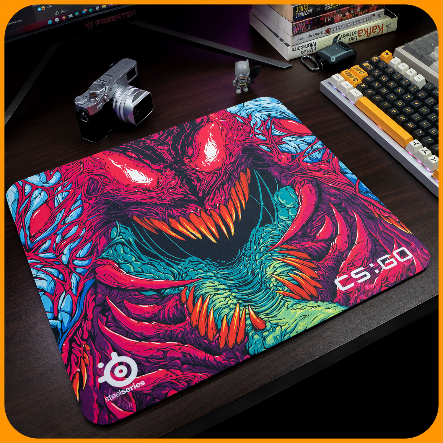 Lót Chuột Chuyên Game FPS, Mouse Pad bề mặt SPEED 450x400x6 mm – Gearhack