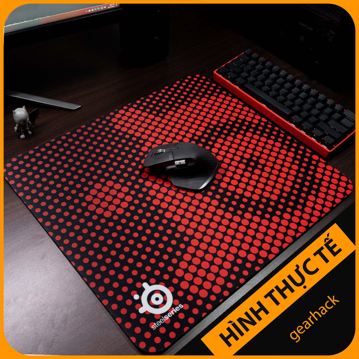 Lót Chuột Chuyên Game FPS, Mouse Pad bề mặt SPEED 450x400x6 mm – Gearhack