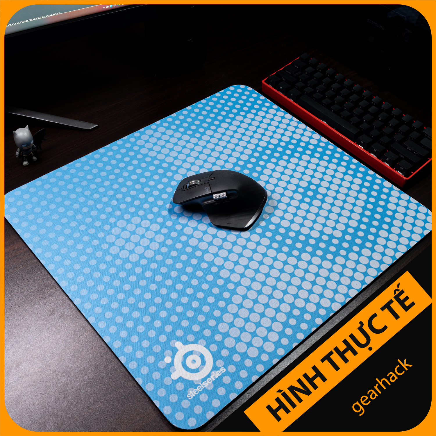 Lót Chuột Chuyên Game FPS, Mouse Pad bề mặt SPEED 450x400x6 mm – Gearhack