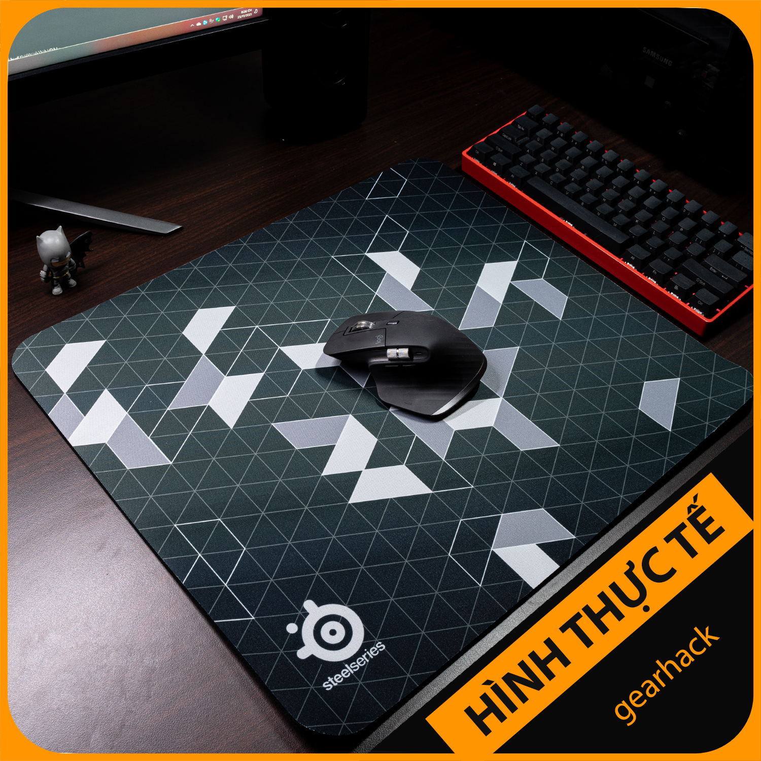 Lót Chuột Chuyên Game FPS, Mouse Pad bề mặt SPEED 450x400x6 mm – Gearhack