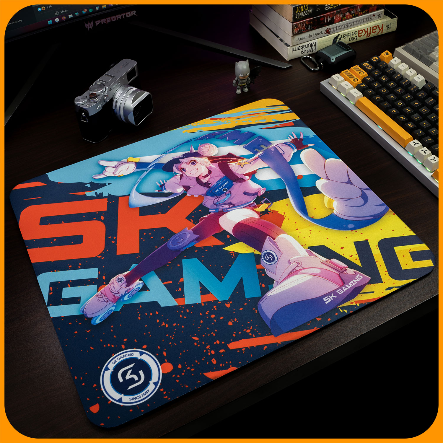 Lót Chuột Chuyên Game FPS, Mouse Pad bề mặt SPEED 450x400x6 mm – Gearhack