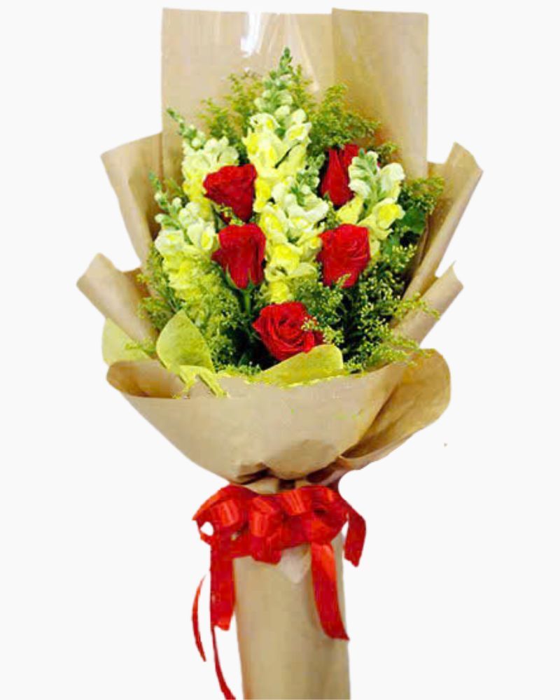 Bó Hoa Nhiệt Huyết Thăng Hoa - HBD45 – Flosa