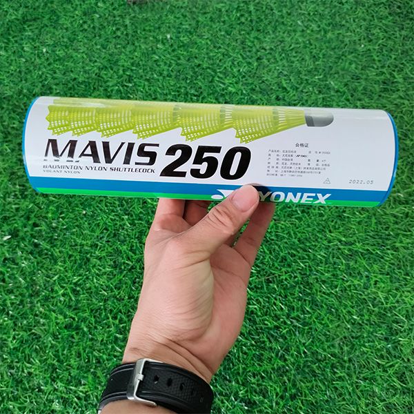 Cầu Nhựa YONEX MAVIS 250 chính hãng, đủ 2 màu, vàng chanh và trắng – hapica