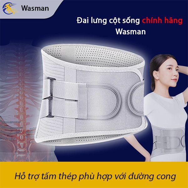 Đai Lưng Cột Sống Chính Hãng Wasman wsm-k01, Bảo Vệ Cột Sống Thắt Lưng ...