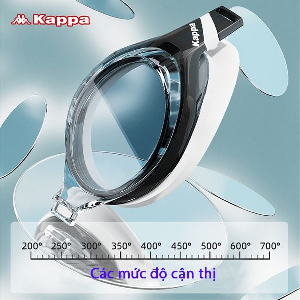 Kính Bơi Cận Thị Chính Hãng KAPPA KP2260089-11, Chống Sương Mù – hapica