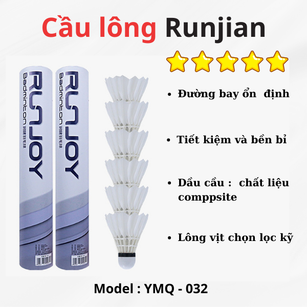 Hộp cầu lông Runjian 12 quả mã RJ-031 – hapica