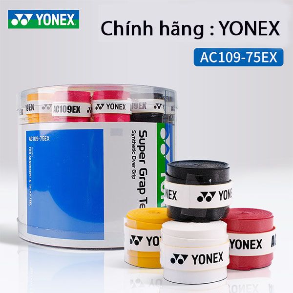 Quấn Cán Vợt Cầu Lông YONEX AC109-75EX Chính Hãng, Êm, Bám Dính Tốt ...